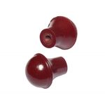 13/16 Diameter Red Plastic Push/Pull Knob 8-32 Thread - $0.60