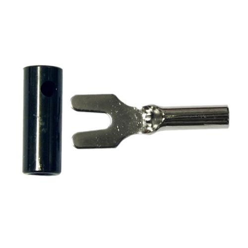 Black Test Lead Spade Lug - $0.35